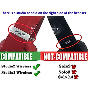 Studio 3 Headband Replacement Parts Accessories Studio 2 Headband Repair Kit Compatible with Studio 3.0 / Studio 2.0 Wireless Top Headband(Studio3-Grey Gold)