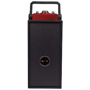 NYC Acoustics X-Tower Dual 4" Bluetooth Speaker w/Sound Activated LED's+Remote Bundle with Rockville RWM1203VH VHF Wireless Dual Handheld Microphone System/Digital Display