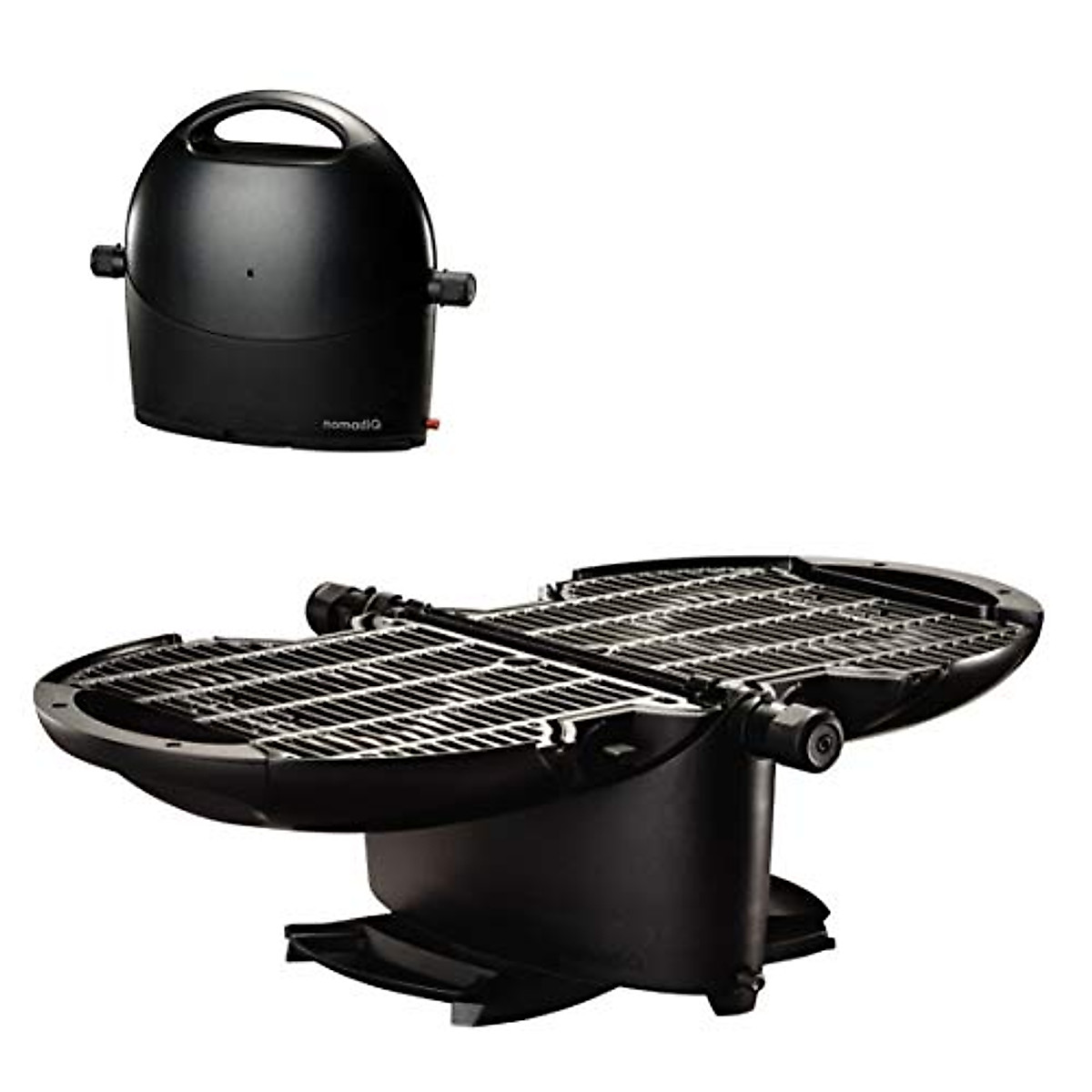 nomadiQ Portable Gas Grill + Forest Green Protective Sleeve + Griddle