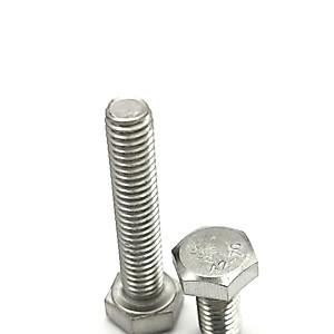 (1pcs) 316 Stainless Steel Outside hex Bolts,Applicable Machinery Machine Fitting M20x50mm (Length not Including Head).