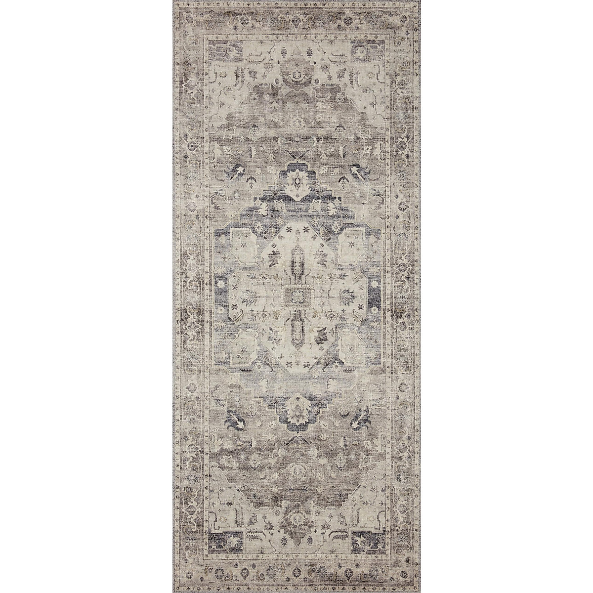 Loloi II Hathaway Steel/Ivory 9'-0" x 12'-0" Area Rug