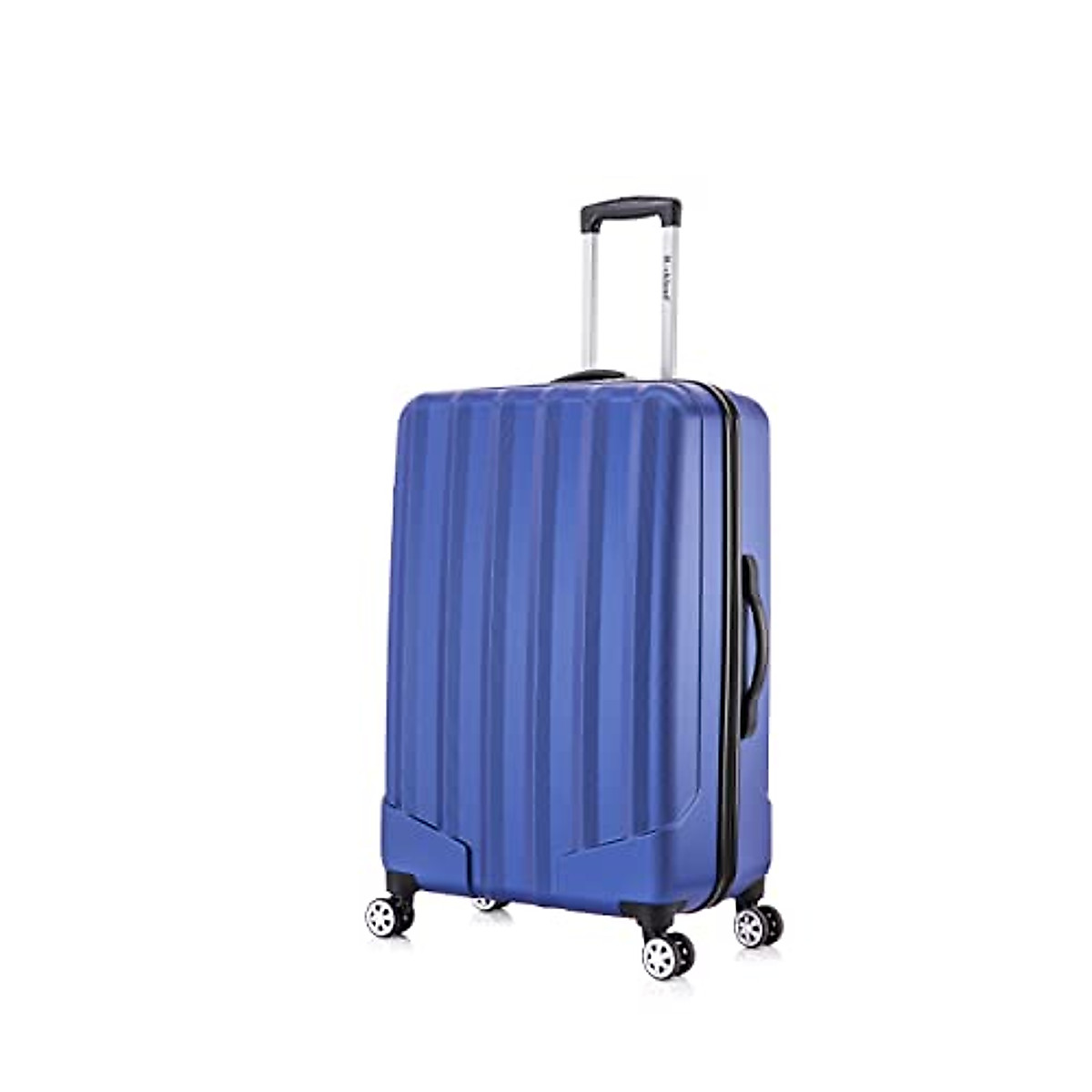 Rockland Santa Monica Hardside Spinner Wheel Luggage, Blue, 19", 24", 28"