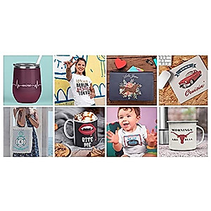 Sawgrass UHD Virtuoso SG500 Sublimation Printer Starter Bundle with Inks, Sublimax Paper, 3 Tapes,10-Piece Sublimation Blanks Pack & SG500 Printer Dust Cover, White