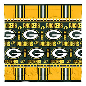 Northwest NFL Green Bay Packers Bed in a Bag Set, Twin, Rotary