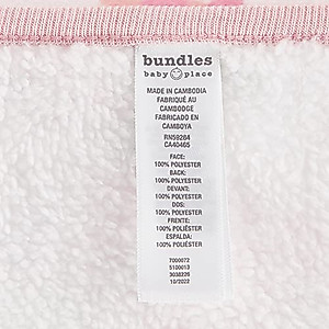 The Children's Place Baby Cozy Blanket, Pink Berry, NO_SIZE