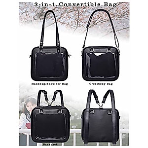 Soutrend Women Ita Bag Anime Crossbody Shoulder Bag Backpack Purse Satchel Bag with Removable Insert