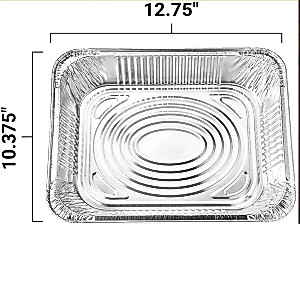 VEZEE Chafing Dish Buffet 42-Piece Serving Kit with Fuel, Racks, Aluminum Pans, Utensils & Lighters