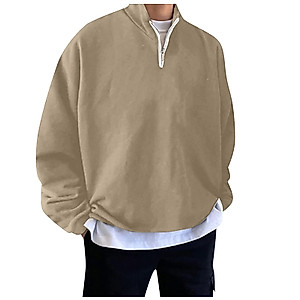 Ymosrh Mens Sweatshirts Hoodies, Casual Long Sleeve Sweatshirt Active Sports Hoodie Pullover Black For Men Sweaters Sudadera Para Hombre Con Capucha De Marca Tall Sweater Workout (3XL, Camel)