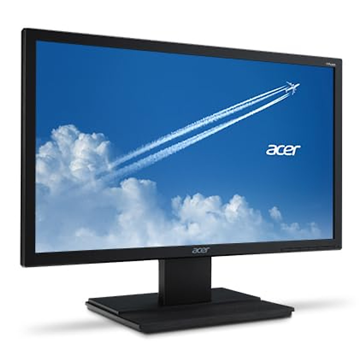 Acer Display V246HQL, 24" (23.6" Viewable Size) 60Hz 1920 x 1080 - FHD 16:9, 3K:1 - Contrast, 5MS GTG - Response, 1x VGA, 1x DVI, W/Tilt Adjustment, Black
