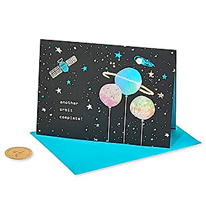 Papyrus Space Birthday Card (Journey Gets More Spectacular)