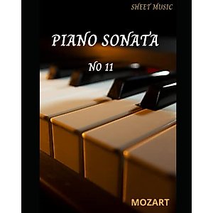 mozart piano sonata no 11 a major, K. 331 (sheet music score)