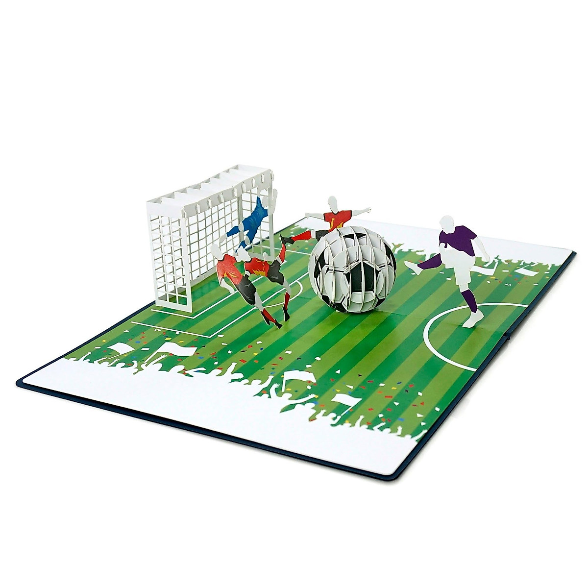 CUTPOPUP Birthday Card Pop Up, Birthday Card for Men, Fathers Day Card, 3D Greeting Card, Father's Day Card for Dad, Father in Law, Grandpa, Husband, Men, Son (Football)