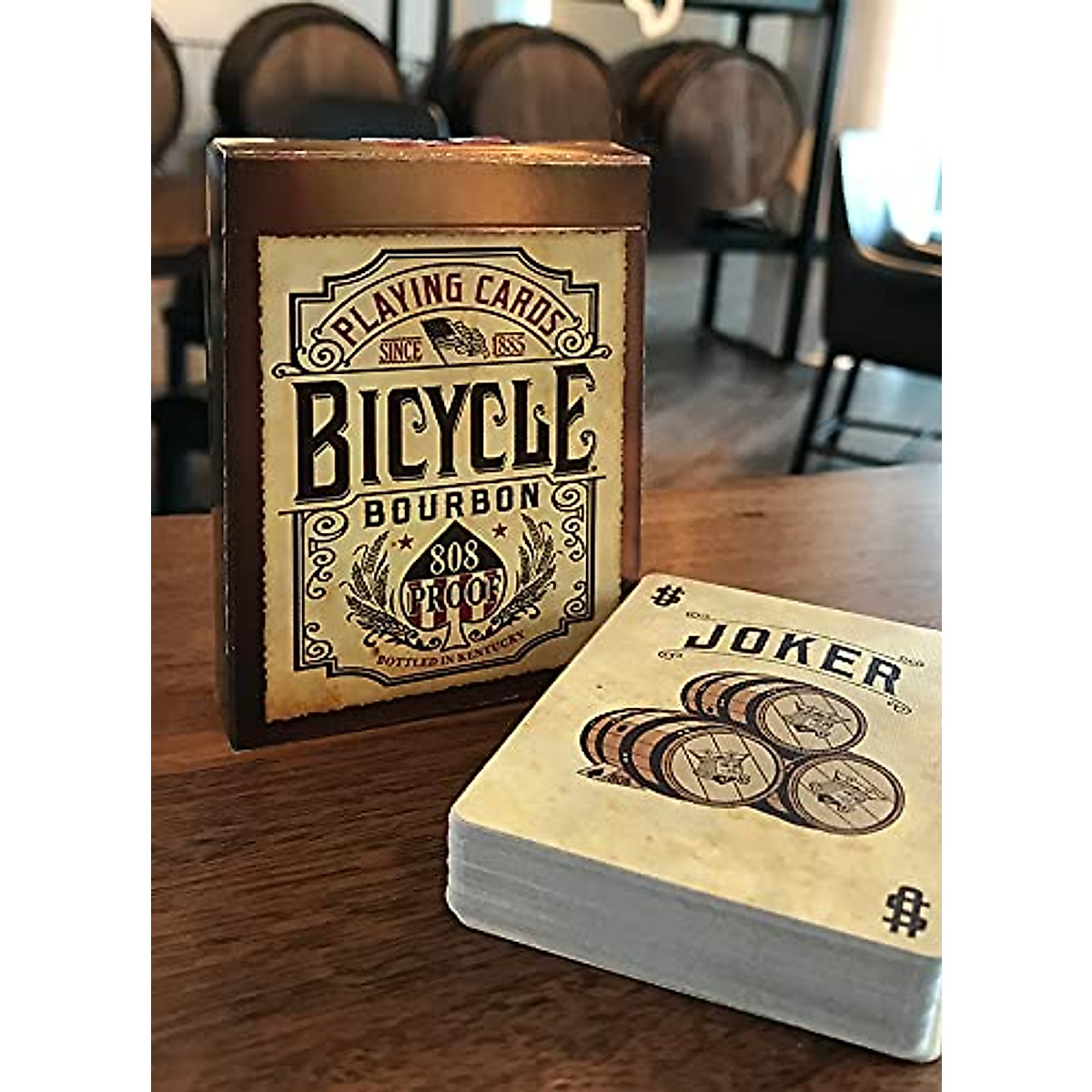Bicycle Bourbon Playing Cards Brown'