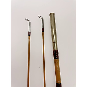 New Bamboo Fly Rod with Nickel Silver Downlocked Reelseat and Agate Strip Guide. (8'0" #6)