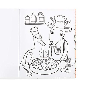 Color-in' Book: Little Farm Friends (8" x 10")