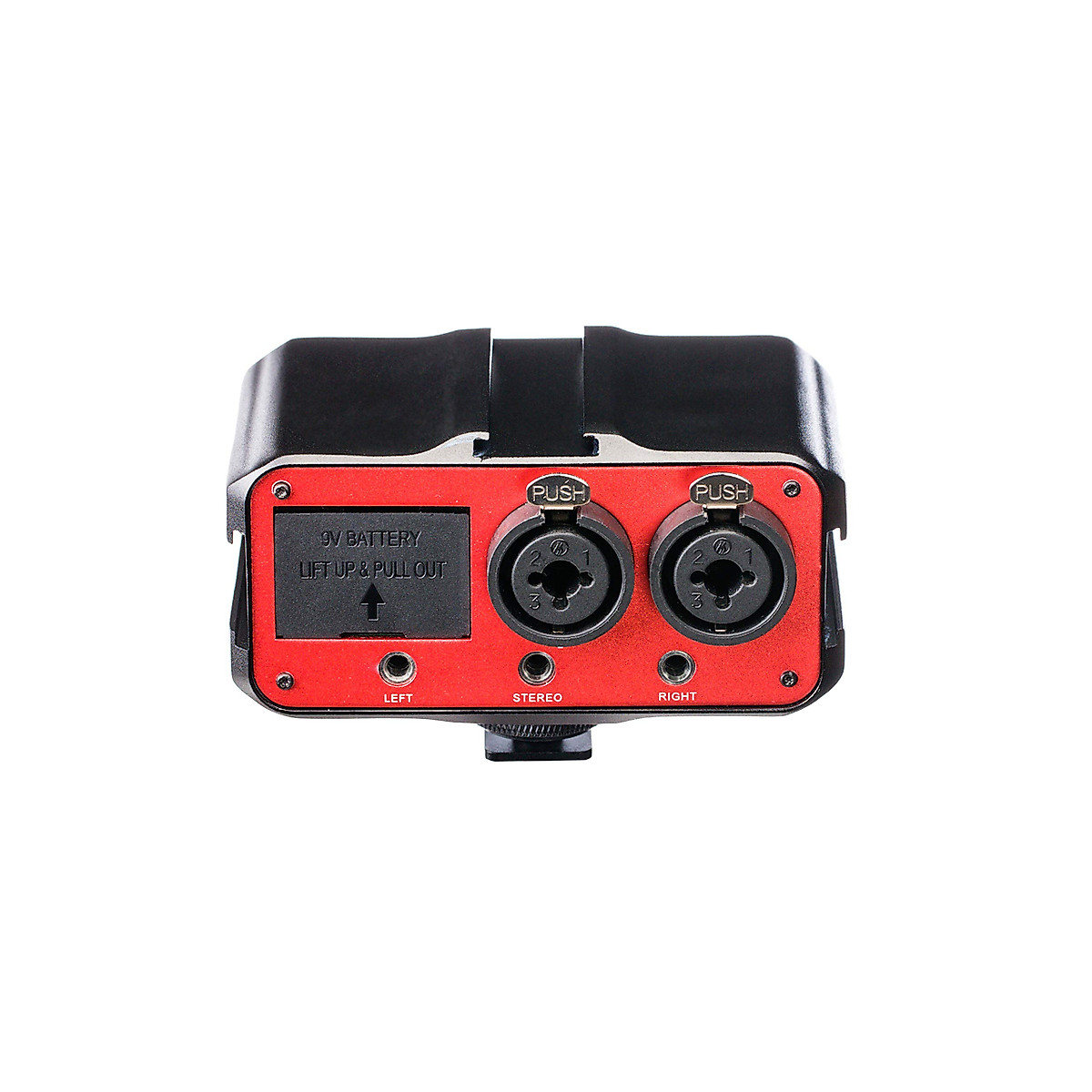 Saramonic 2-Ch Audio Mixer with 3.5mm, XLR & 6.35mm Combo Inputs, PH Power, Headphone Monitor Jack, Integarted Shoe Mounts for DSLR Audio Mixer Preamp (SR-PAX1)