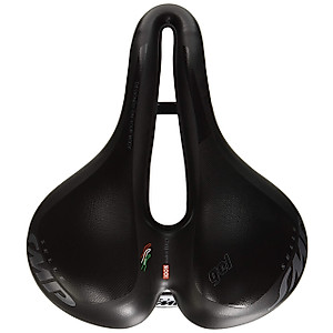 SMP Unisex – Adult's Martin Touring Gel Saddle, Black, Standard Size