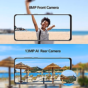 CUBOT Phone Unlocked, Note 7 4G Smartphone Unlocked, Android 10, 2GB RAM+16GB ROM,128GB Extendable by TF Card, 5.5 Inch Dewdrop Screen, Three Card Slots (Green)