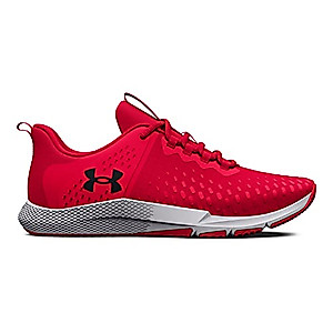 Under Armour Men's Charged Engage 2 Training Shoe Cross Trainer, (602) Red/Black/Black, 12