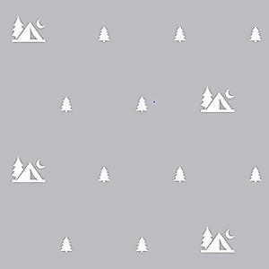 GROW WILD Changing Pad Cover 3 Pack | Soft & Stretchy Jersey Cotton | Baby Changing Table Pad Cover | Gray Diaper Changing Pad Covers for Girls or Boys | Wipeable Sheets | Grey White Woodland