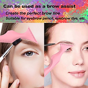 Eyeliners Stencils 5 in 1 Silicone Eyeliners Stencils Reusable Winged Liner for Multi-Purpose Makeup Tool, Multi-Purpose Makeup Tool for Winged Eyeliners.(Purple)