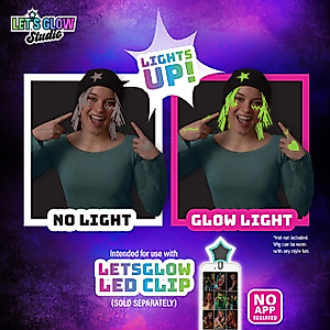 LetsGlow Studio Hair Accessory Pack - for LetsGlow Studio DIY Arts and Crafts Influencer Video Creator Kit - (LetsGlow Studio Sold Separately)