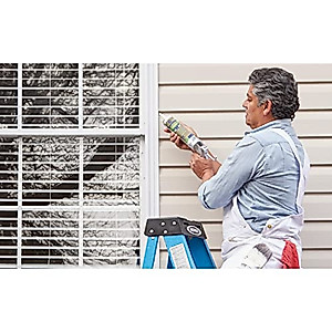 GE Sealants & Adhesives GE5050 Advanced Silicone 2 Sealant, 10.1oz, Metallic Gray