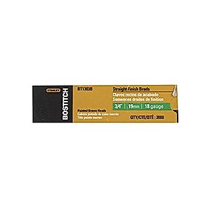 Bostitch Stanley BT1303B 3/4" Brad Nails 3,000 Count
