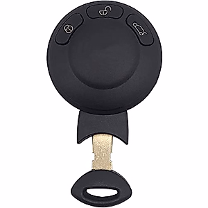 3 Buttons Key Fob Shell Case Fit for BMW Mini Cooper 2007-2014 Keyless Entry Remote Control Car Key Fob Cover Housing (1)
