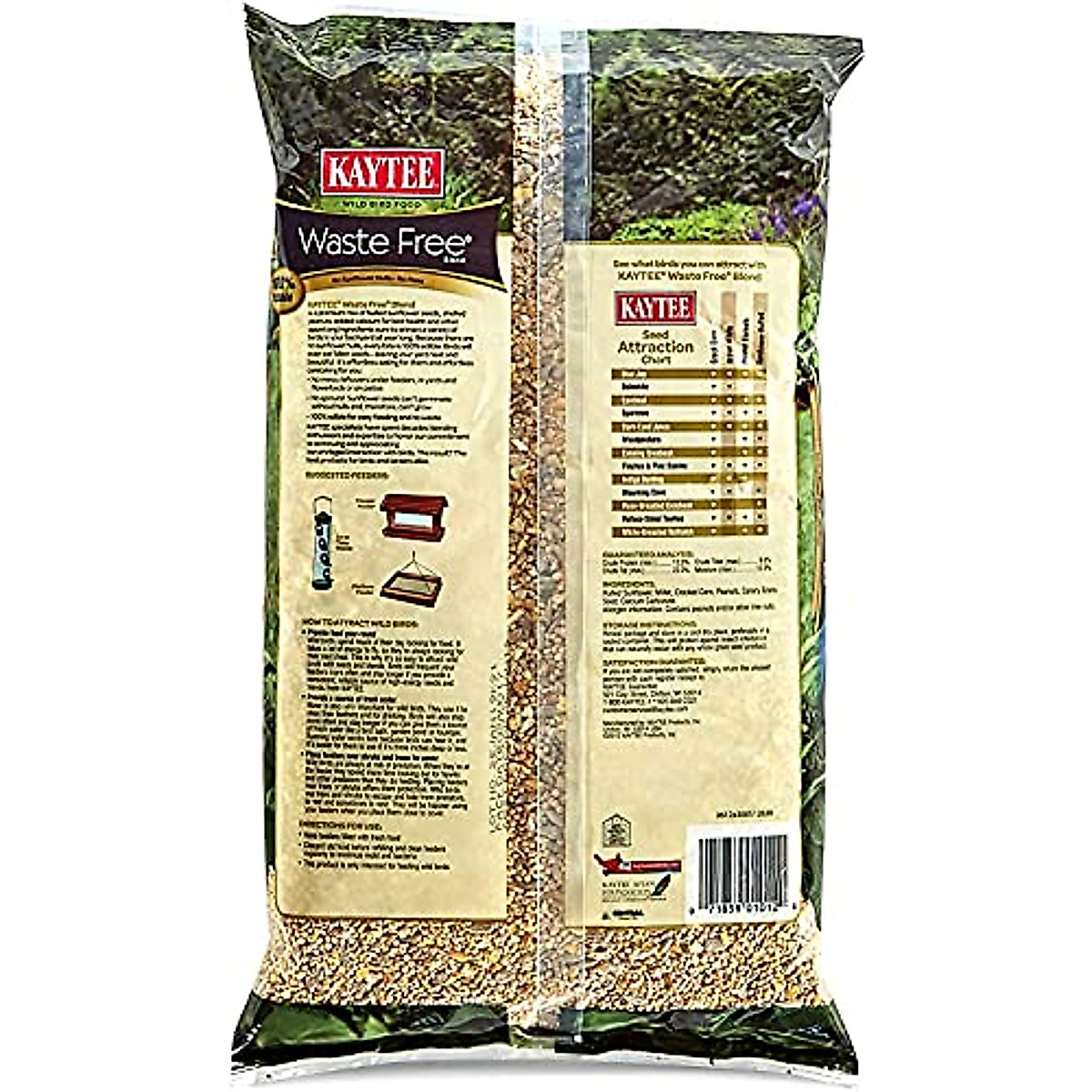 Kaytee Waste Free Bird Seed Blend, 5-Pound (2 Pack)