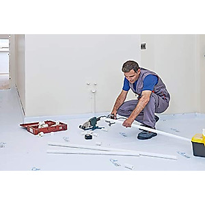 KORUSER Temporary Floor Protection 36’’ x 100’ - Anti Slip, Easily Applied Save Your Time - 100% Paint Proof – Reusable Material,Coverage of 300 sqft!