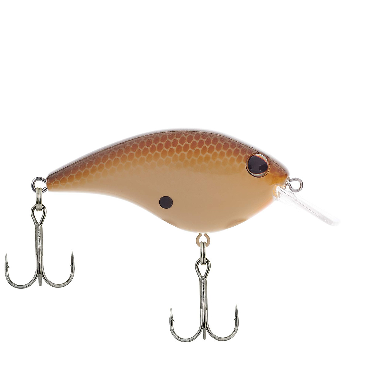 Berkley Frittside Fishing Lure, Cream Pie, 5 Junior (1/4 oz), 2in | 5cm Crankbaits, Classic Flat Side Profile Mimics Variety of Species and Creates Flash, Equipped with Sharp Fusion19 Hook