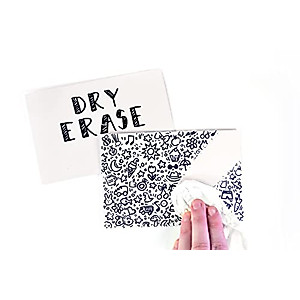 Large Dry Erase Index Cards – 40pcs Laminated Cards Blank w/Box – Reusable Dry Erase Note Cards for School, Work, Housework, to Do Lists – Practical Index Card Sheets – 4 x 6-inch