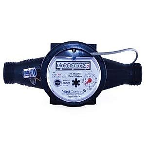 3/4" Next Century M201 Polymer Hot Water Meter USG Gallons Pulse Output