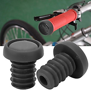 Keenso 22.2mm Bicycle Handlebar End Plugs, Mountain Bike Handlebar Grips Bar End Plugs for Handlebar
