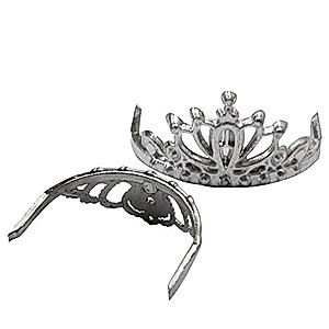 TopSeller Sliver Crown for Barbie Doll Pack of 10
