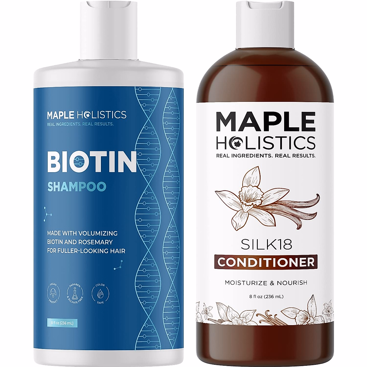 Biotin Shampoo and Conditioner for Thinning Hair and Volume - Hair Volumizing for Men and Women - Thickening Shampoo and Conditioner for Fine Hair