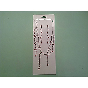 Y-Necklace with matching earing (18" to 20" Adjustable necklace) For children