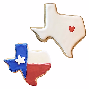 State of Texas Cookie Cutters 2-Pc. Set Made in the USA by Ann Clark, Large and Regular