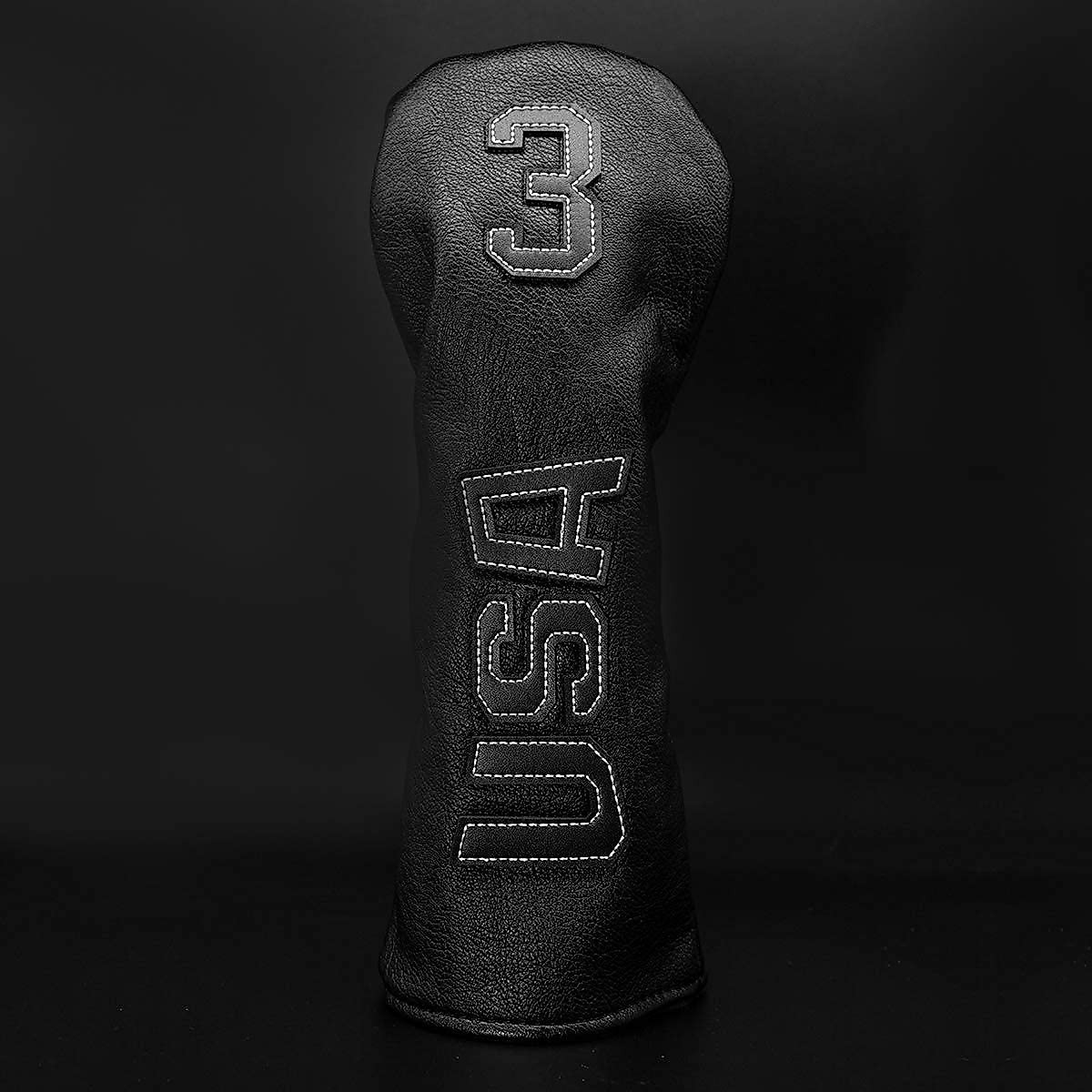 Barudan Golf Fairway Woods Head Covers 3 Wood Headcover Head Cover Club Protector Protective USA Black for Taylormade Taylor Made Callaway PXG Ping Cobra Golf Player Accessories for Men