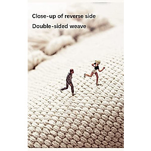 lightlux Boho Area Rug 5' x 7' Large Bedroom Living Room Rug Machine Washable Moroccan Blythe Woven Carpet Tribal Farmhouse Collection Indoor Outdoor(5x7 ft, Green) Christmas Decorations Clearance