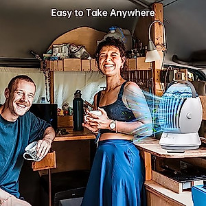 Portable Air Conditioners Fan, 3 Speeds Evaporative Air Cooler with remote, Multi-angle Adjustable Wind, Lightweight, Quiet, Personal Mini Cooling Fan for Room Bedroom Office Tent Caravan (CF008)