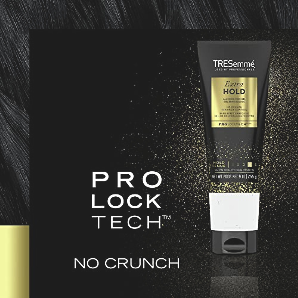TRESemmé Hair Gel Extra Hold Alcohol-Free for 24-Hour Frizz Control and Humidity Protection 9 Fl Oz