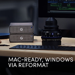 SanDisk Professional 18TB G-DRIVE PRO - Enterprise-Class Desktop Hard Drive, Thunderbolt 3, USB-C, 7200RPM Ultrastar Drive Inside - SDPH51J-018T-NBAAD