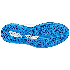 Mizuno Men's Running Volleyball Shoe, Wht Fieryred Frenchblue, 16