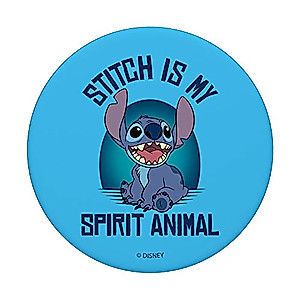 Disney Lilo & Stitch Stitch Is My Spirit Animal PopSockets PopGrip: Swappable Grip for Phones & Tablets