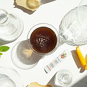 Pique Organic Peach Ginger Tea Crystals - Caffeinated Black Tea For Energy, Prebiotic Polyphenols Support Healthy Digestion - 14 Single Serve Sticks (Pack of 1)