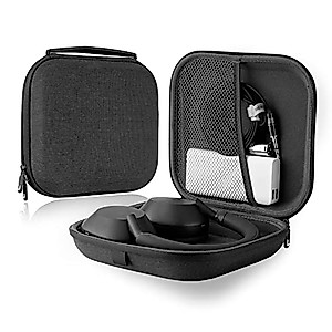 Linkidea Headphones Carrying Case Compatible with Sony WH1000XM5, WH-CH700N, WH-CH710N, WH1000XM3, WH1000XM4, XB950BT Case, Protective Hard Shell Travel Bag with Cable, Charger Storage (Dark Grey)