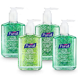 PURELL Advanced Hand Sanitizer Soothing Gel, Fresh Scent, 8 fl oz Pump Bottle (Pack of 4), 9674-06-ECDECO