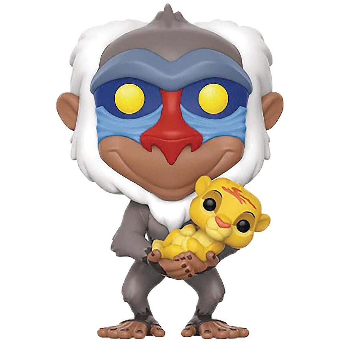 Disney: The Lion King - Rafiki with Simba Funko Pop! Vinyl Figure (Bundled with Compatible Box Protector Case), Multicolored, 3.75 inches